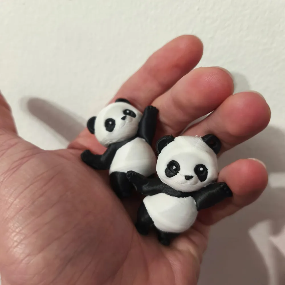 Cute Panda Keychain - Free 3D Print Model - MakerWorld