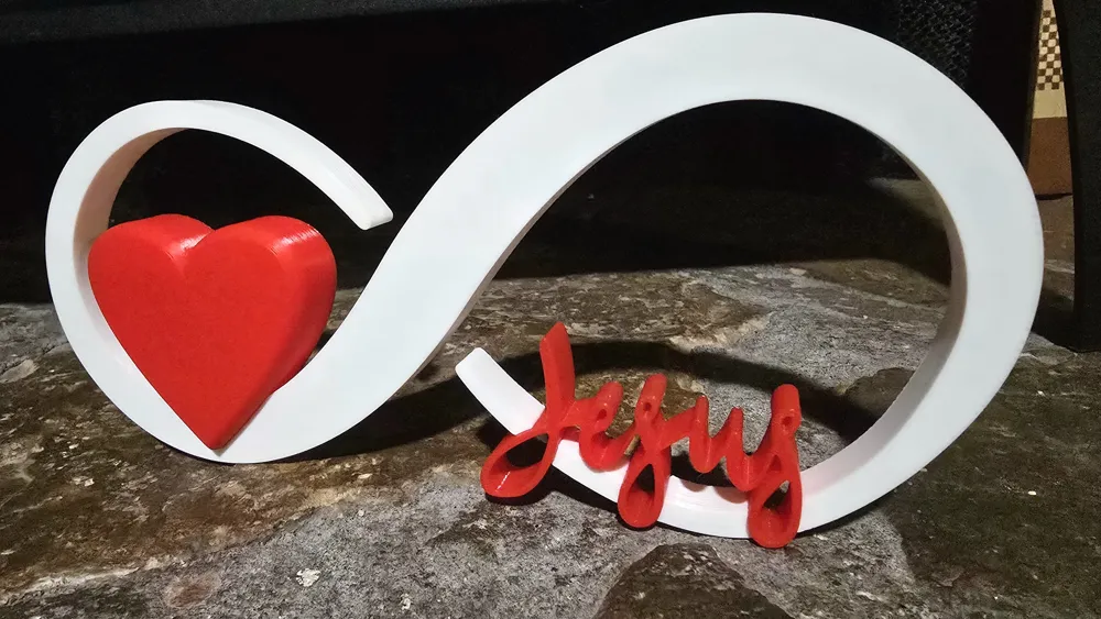 Infinity Love – Jesus Edition Infinity Loop Decor by PrintCraft ...