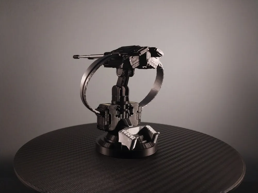Helldivers 2 HMG Emplacement - Free 3D Print Model - MakerWorld