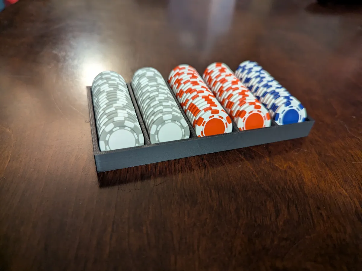 Mini Poker Chip Tray for Railways of the World - Free 3D Print Model ...