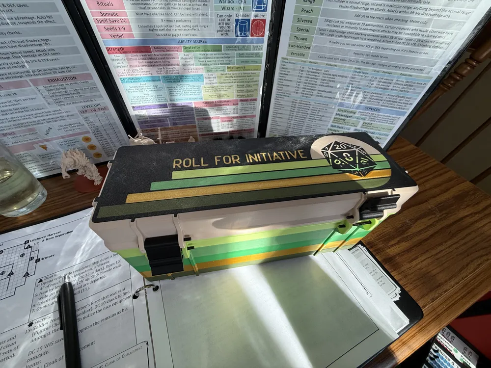 DnD Initiative Tracker by SidersCustom MakerWorld: Download Free 3D Models