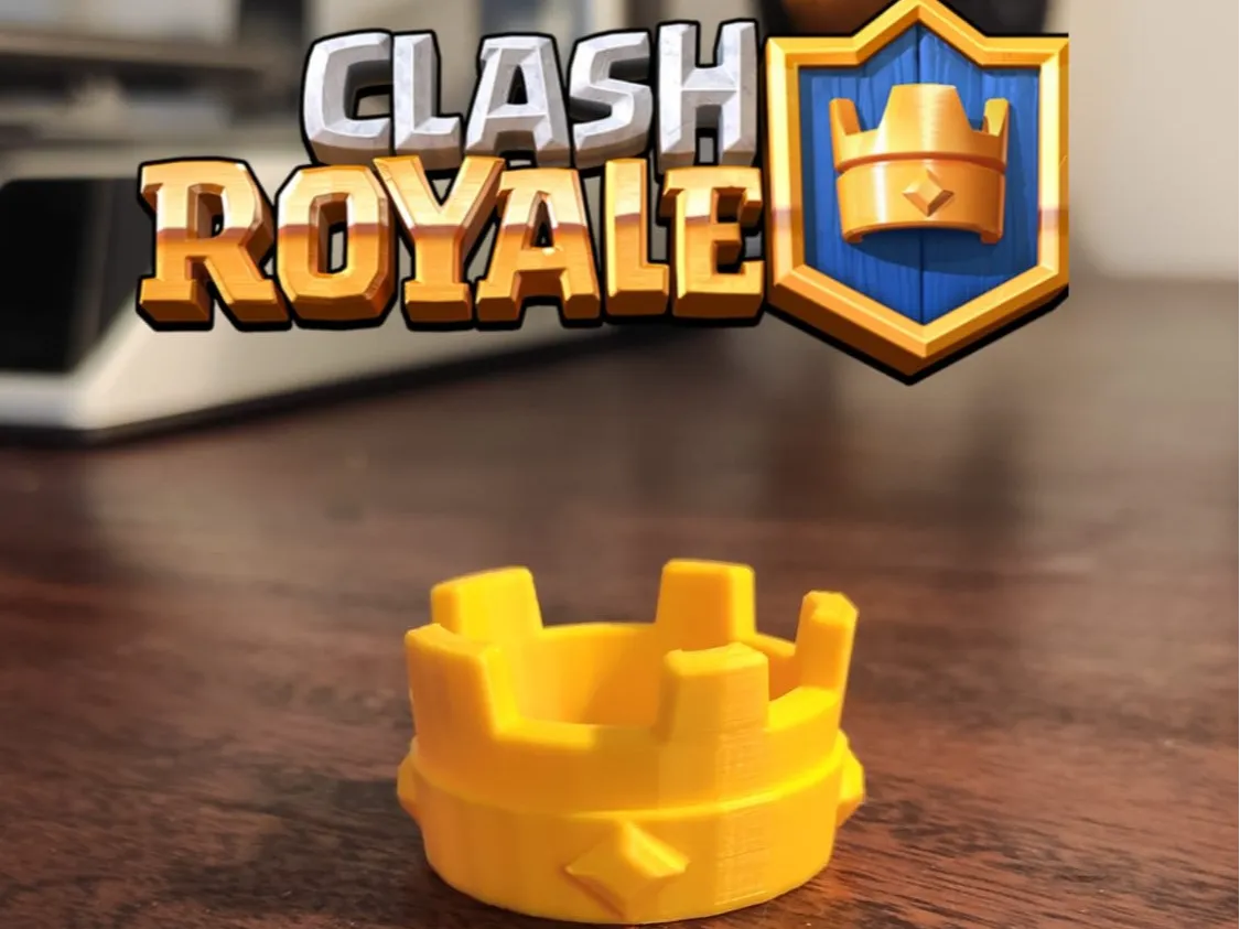 Clash Royale Crown by fededito MakerWorld: Download Free 3D Models