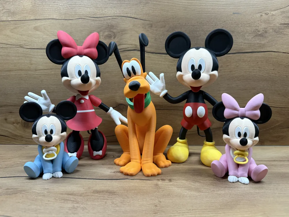 Pluto the Dog Multipart No AMS by mika MakerWorld: Download Free 3D Models