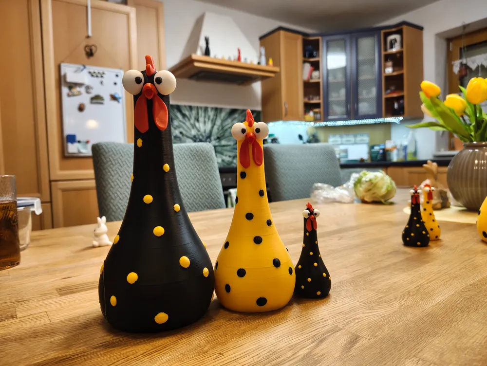 Chicken Easter Decoration - Free 3D Print Model - MakerWorld