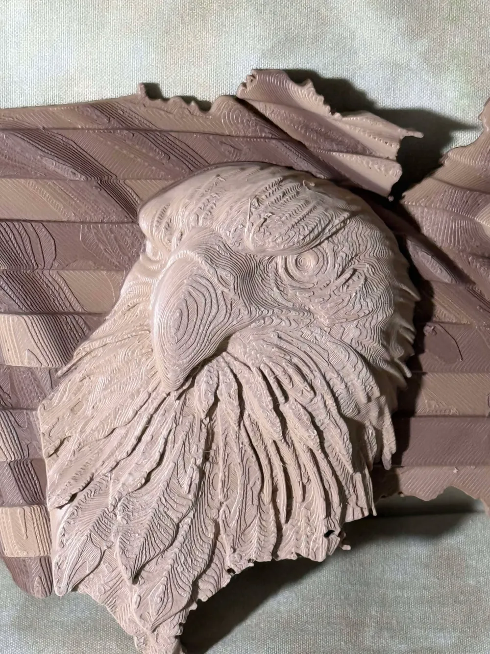 American Bald Eagle Flag Wall Hanging - Free 3D Print Model - MakerWorld