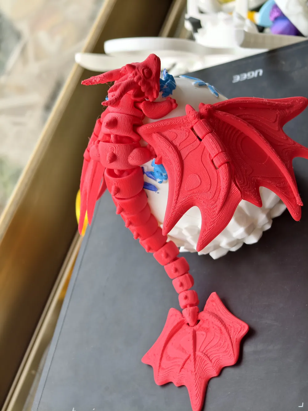 Large-winged Charmander, articulated, no supports required - Free 3D ...