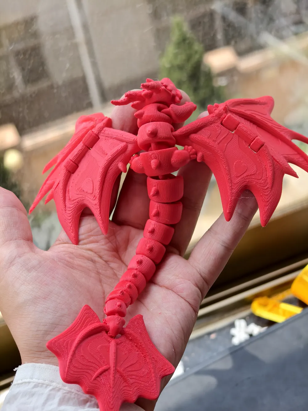 Large-winged Charmander, articulated, no supports required - Free 3D ...