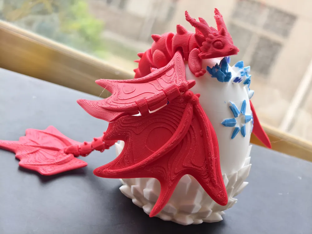 Large-winged Charmander, articulated, no supports required - Free 3D ...