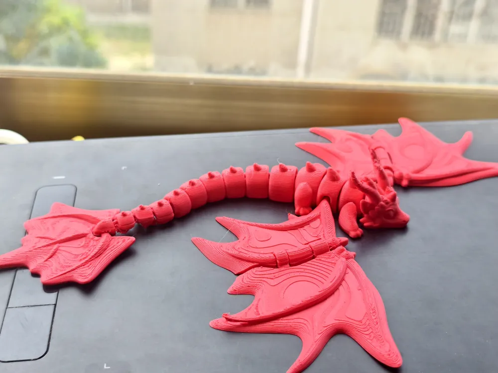Large-winged Charmander, articulated, no supports required - Free 3D ...