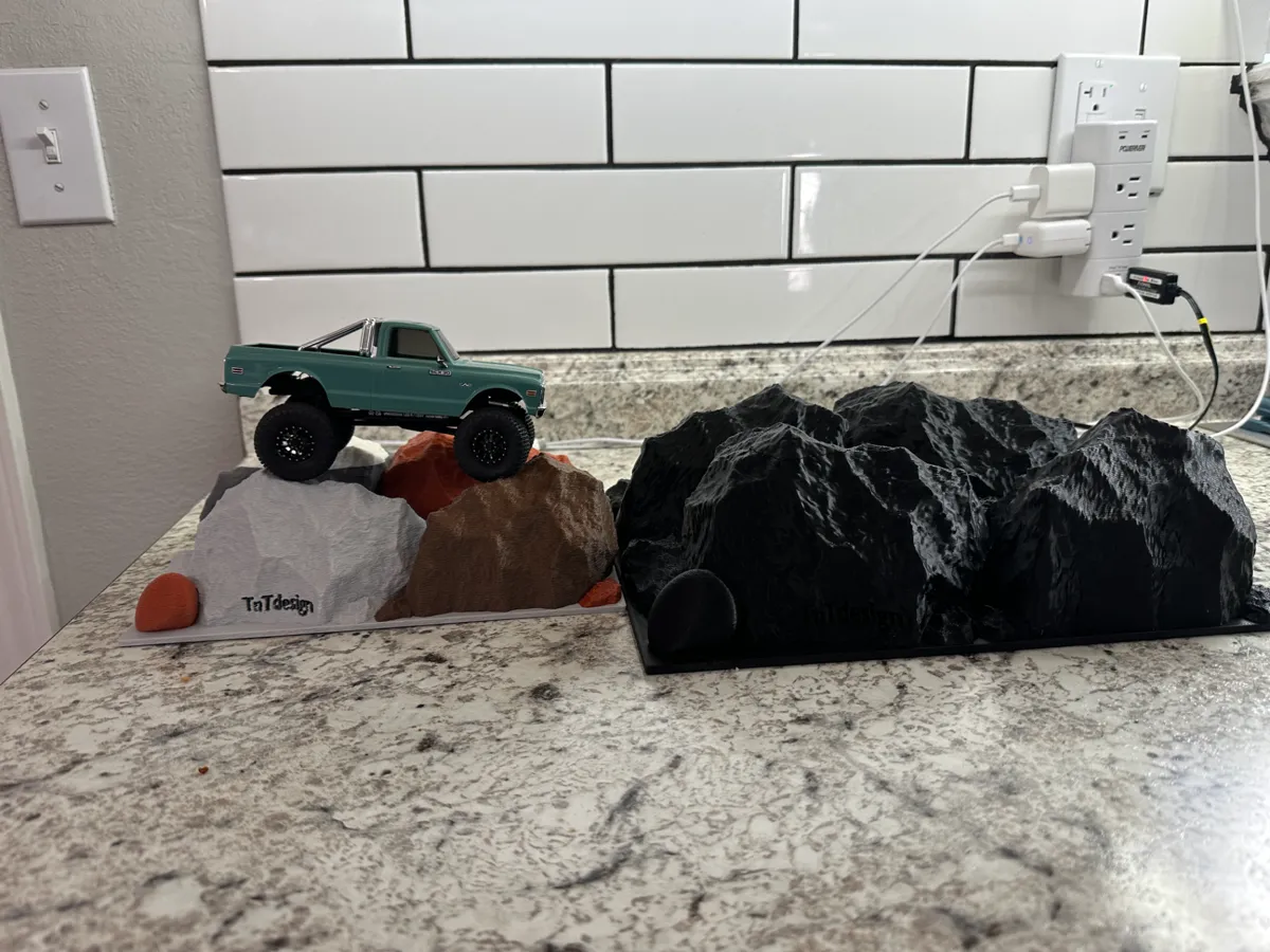 1/30 Scale Desktop Rock Crawling Course & Display - Free 3D Print Model ...