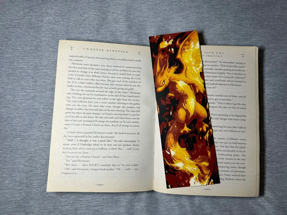 Charizard Hueforge Bookmark by Hey Ben MakerWorld: Download Free 3D Models
