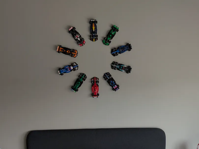 Compatible Speed champions F1 - Wall mount 360 by Genepi MakerWorld ...