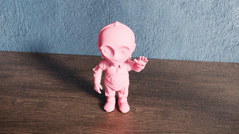 Chibi 3cpo - Free 3D Print Model - MakerWorld