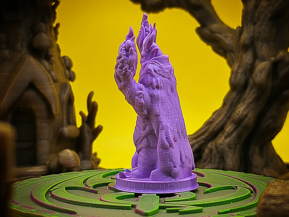 Tiefling Shadowflame Warlock - DnD/TTRPG Miniature by Nozzleborn Foundry MakerWorld: Download ...