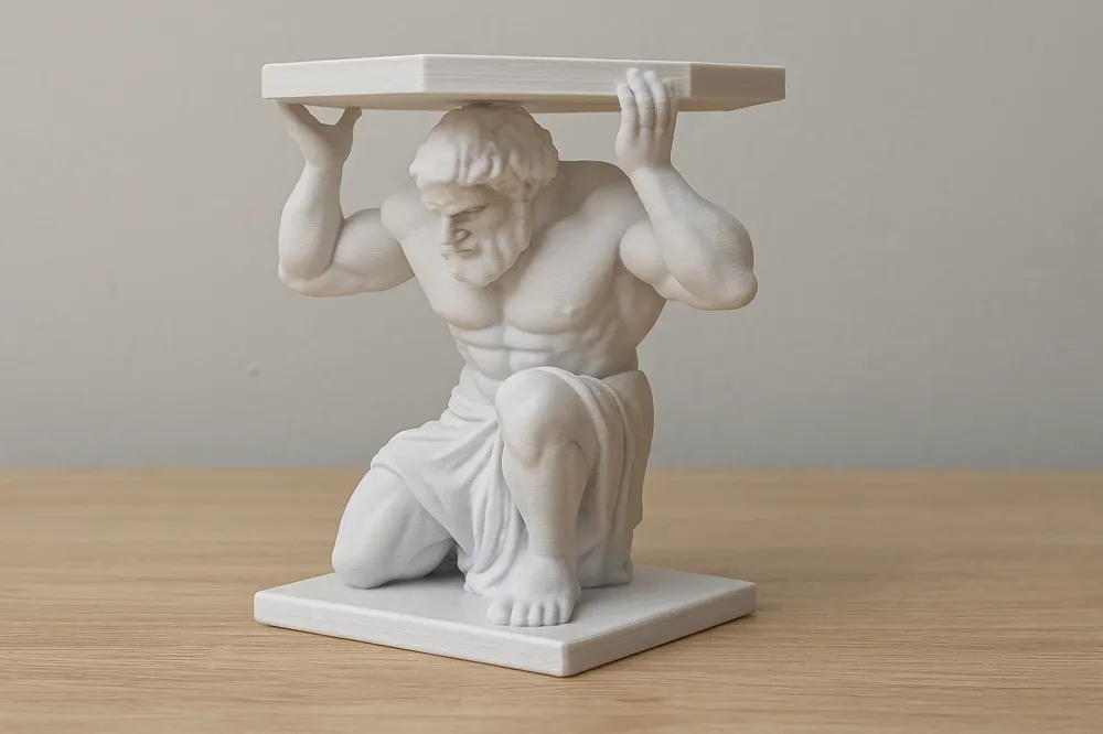 Atlas GPU Support Stand – Statue by Collektiva MakerWorld: Download ...