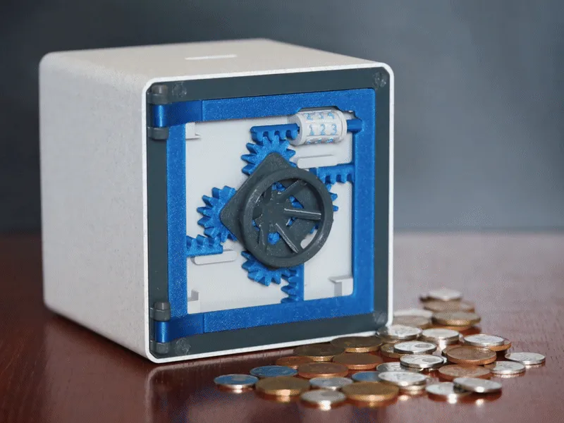 Safe | Lock | Bank | Money Bank | Piggy Bank - Free 3D Print Model ...