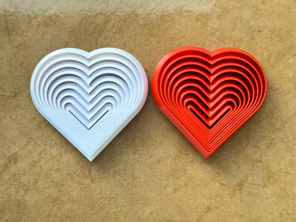 Heart Layers Stress Relief by TuTu - MakerWorld