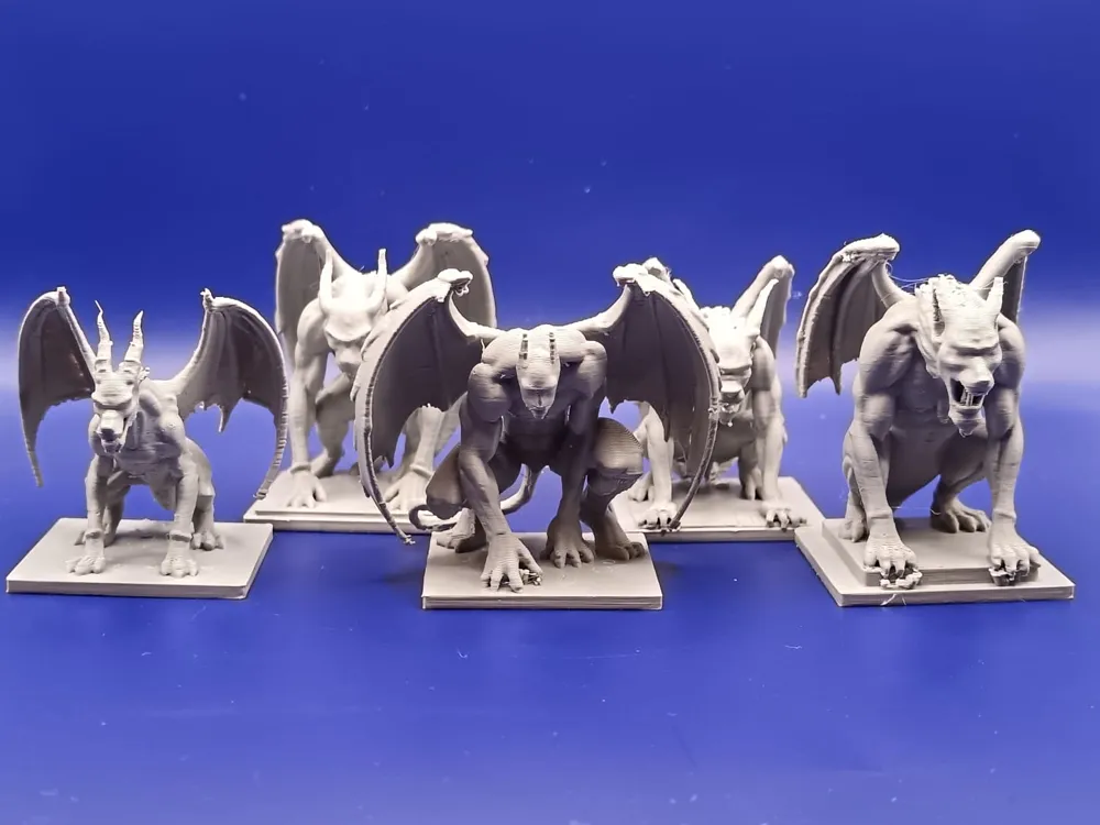 Modular Gargoyle Miniatures Pack 01 by Aleandrus MakerWorld: Download ...