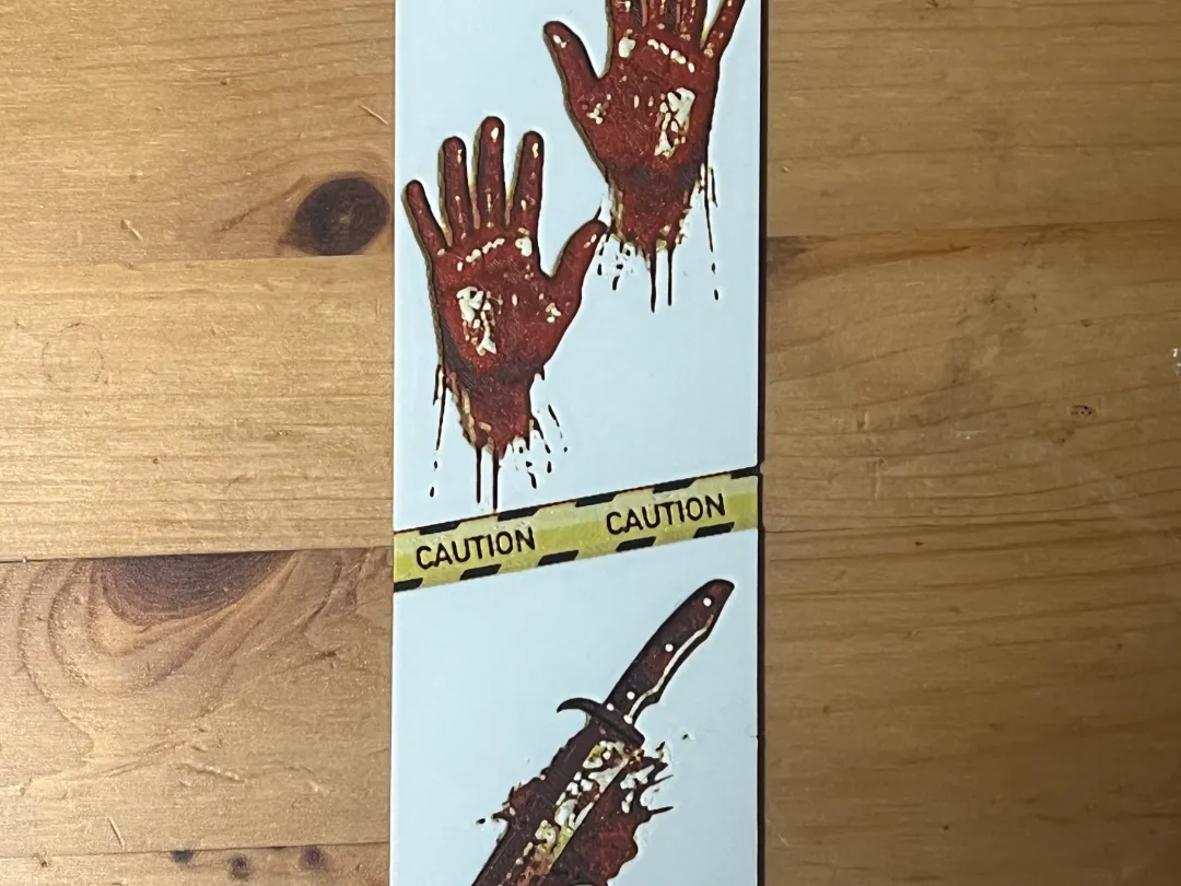 crime scene bookmark - Free 3D Print Model - MakerWorld