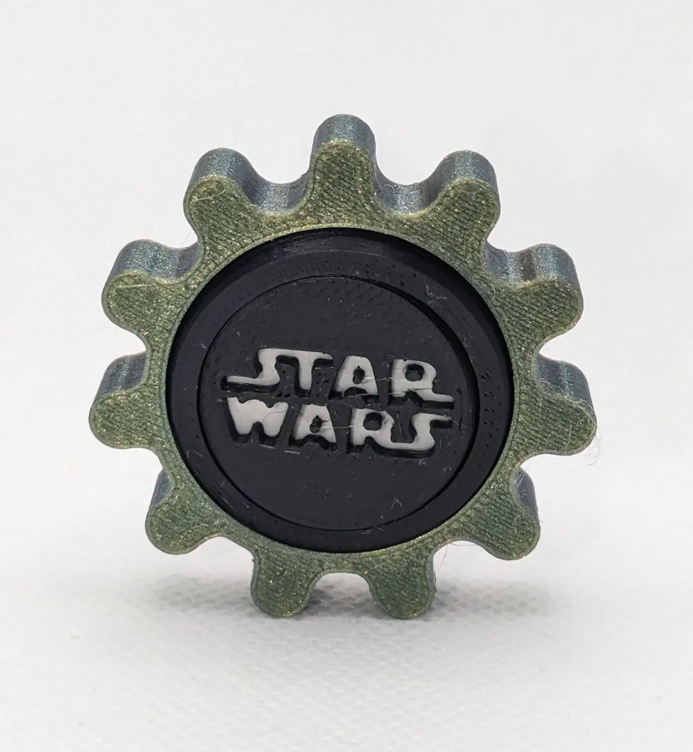 Gyroscope Gear Fidget - Star Wars Darth Vader by TechJeeper - MakerWorld