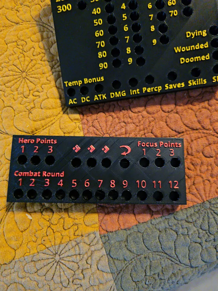 Pathfinder 2e Player Tracker by jwbarnes MakerWorld: Download Free 3D ...