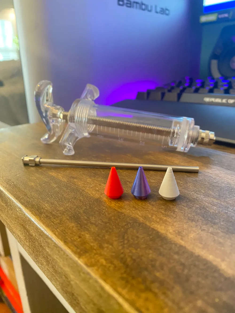 Grease Syringe Fine Tip Applicator by Chad The Dad - MakerWorld