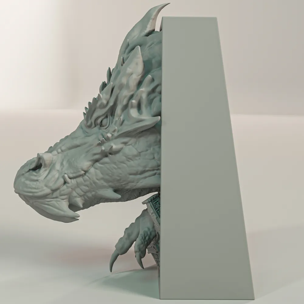 Smaug Book Nook and Wall Mount - Free 3D Print Model - MakerWorld