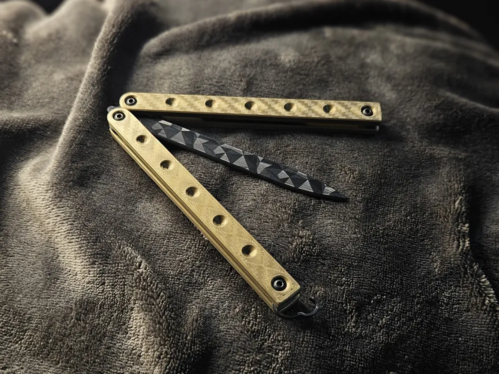 Balisong Butterfly Knife Fidget - Free 3D Print Model - MakerWorld