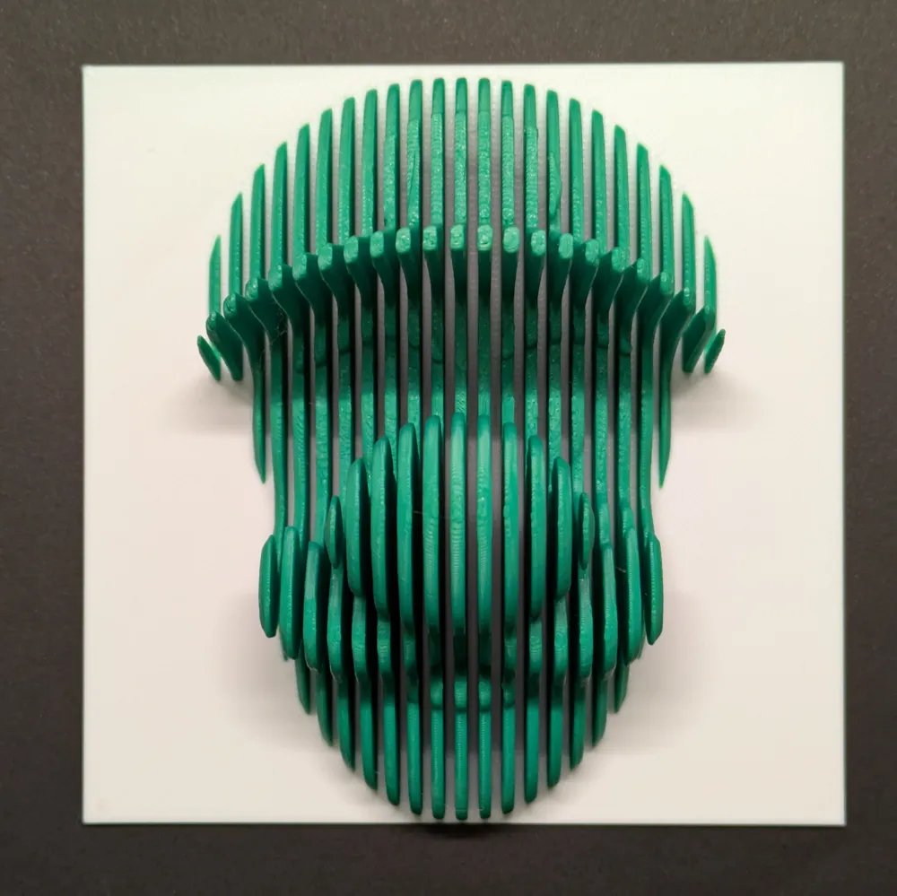 Luigi - Wall Art / Layered Sculpture - Free 3D Print Model - MakerWorld