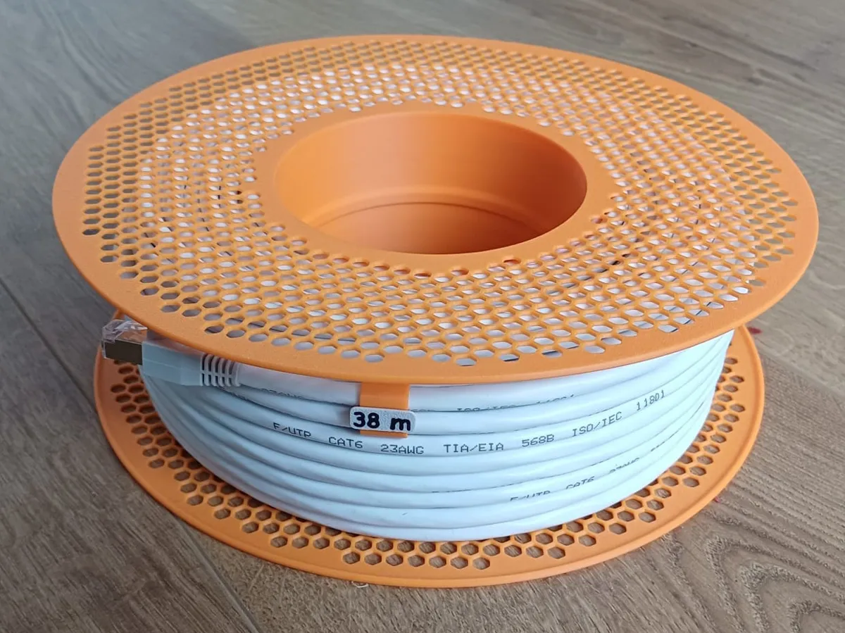 UTP-Cable spool 40m - Free 3D Print Model - MakerWorld