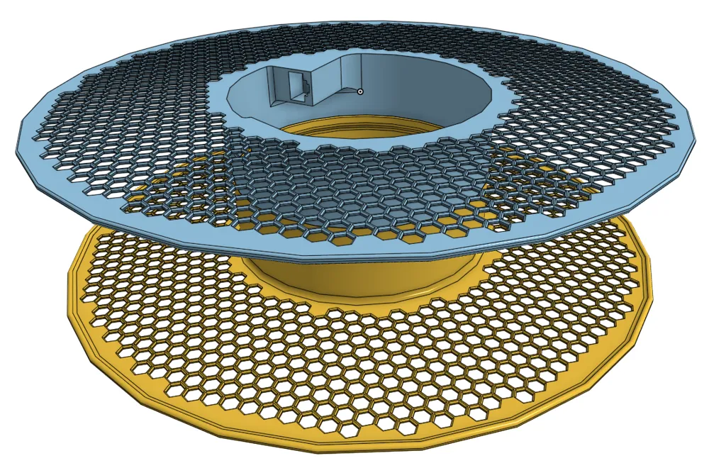 UTP-Cable spool 40m - Free 3D Print Model - MakerWorld