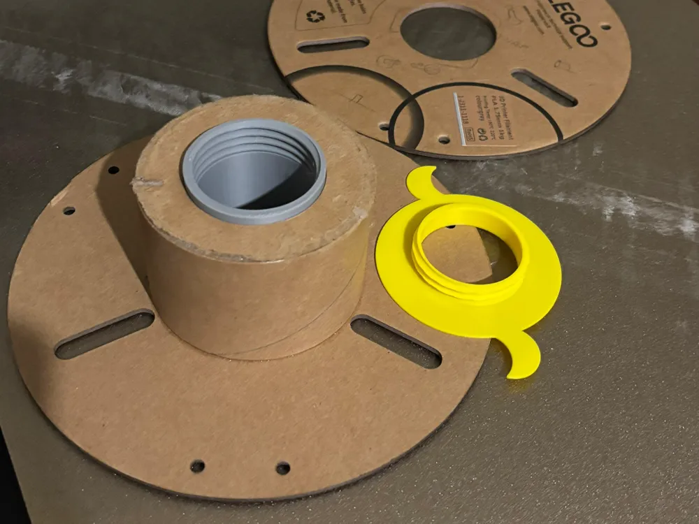 Elegoo cardboard spool recycler refills/respools - Free 3D Print Model ...