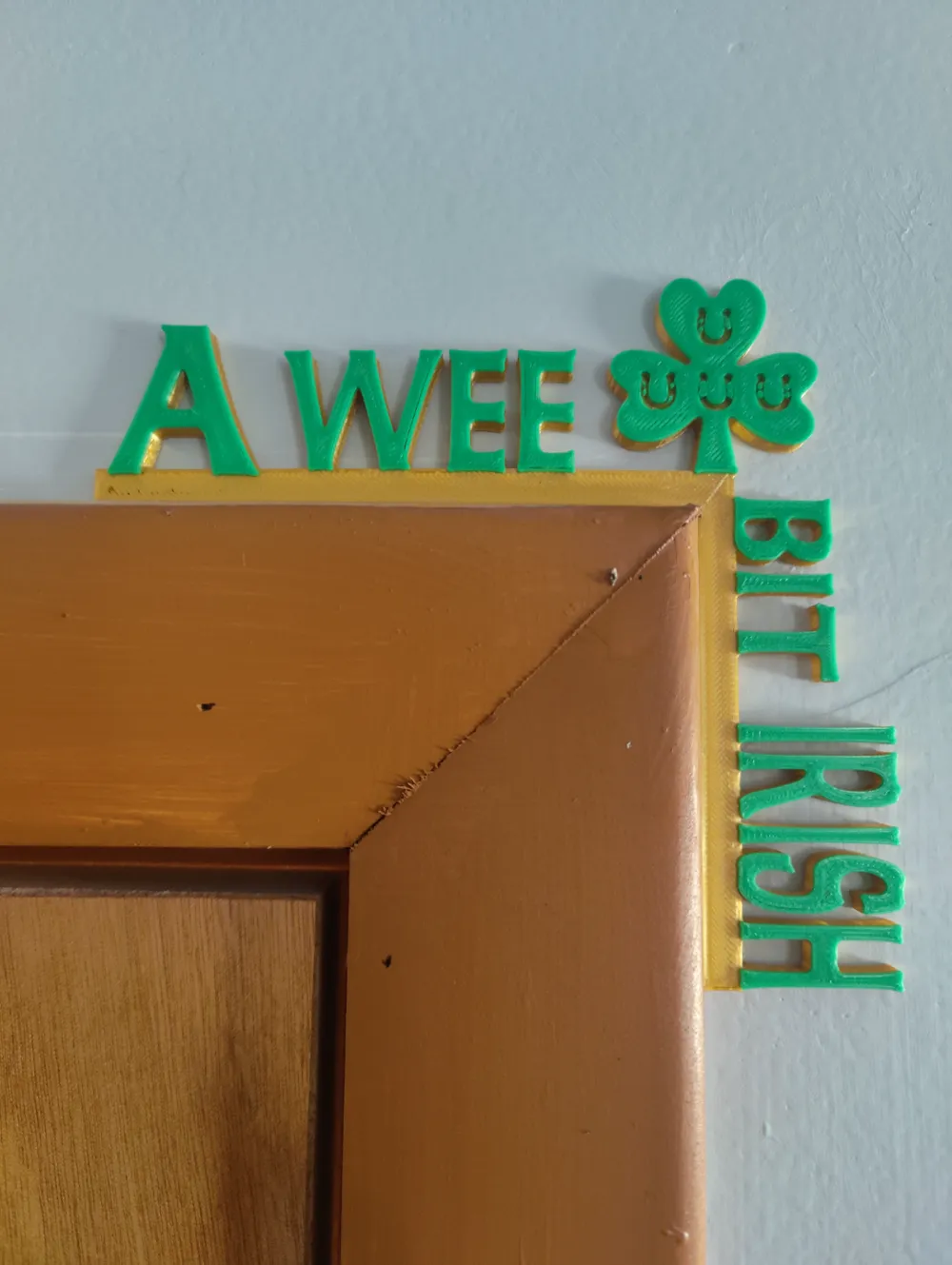Wee Bit Irish Door Trim by Uncle Joeys Creations - MakerWorld