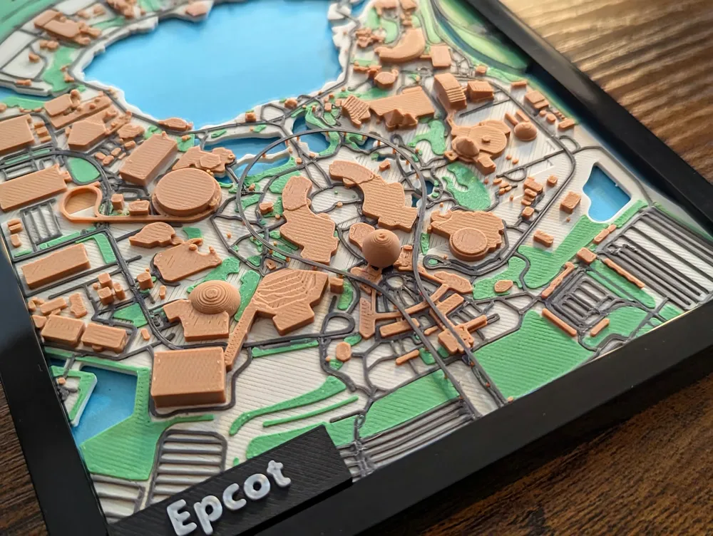 EPCOT Disney World 3D Miniature (MultiColor) by jarvizar MakerWorld ...