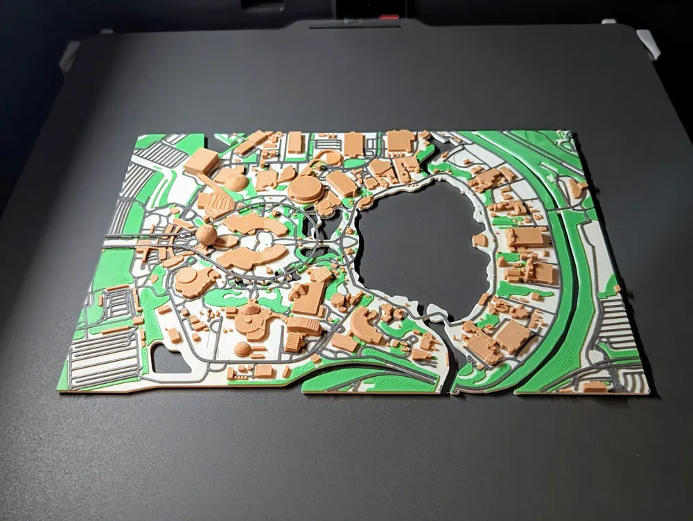 EPCOT Disney World 3D Miniature (MultiColor) by jarvizar MakerWorld: Download Free 3D Models