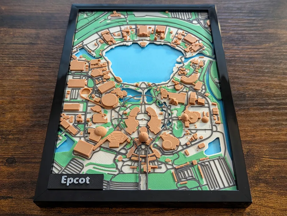 EPCOT Disney World 3D Miniature (MultiColor) by jarvizar MakerWorld ...