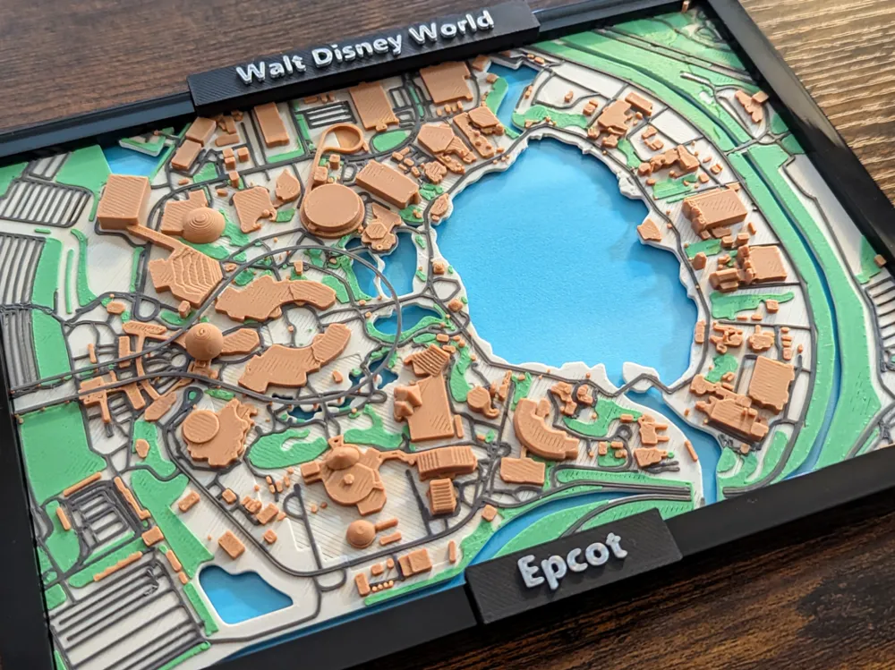 EPCOT Disney World 3D Miniature (MultiColor) by jarvizar MakerWorld ...