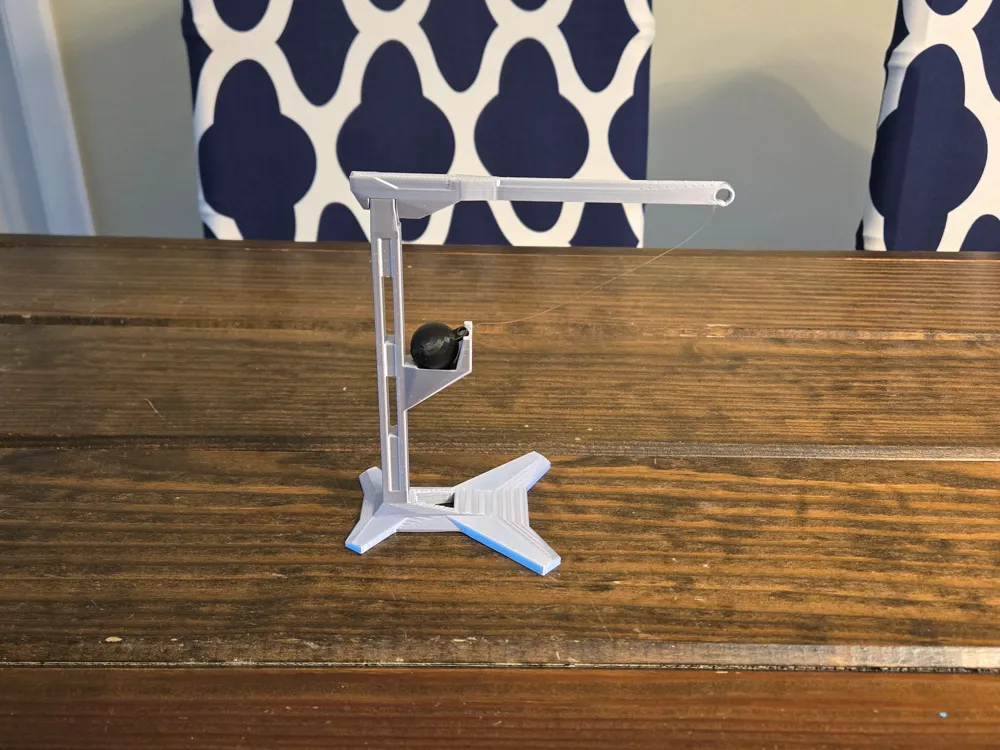 Mini Wrecking Ball Game - Desktop Crane Ornament by Scott VH MakerWorld: Download Free 3D Models