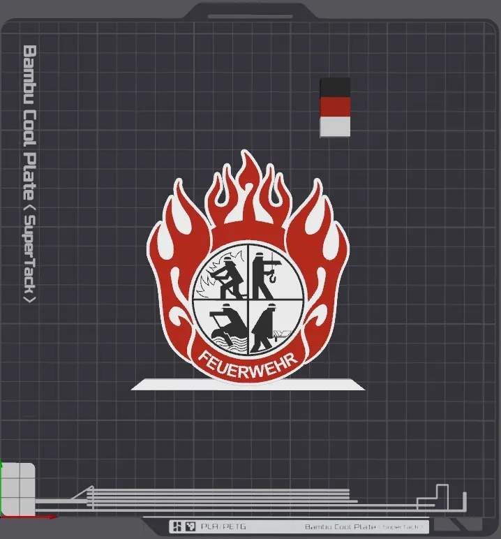 Fire Department Table Stand by 5kyrunn3r - MakerWorld