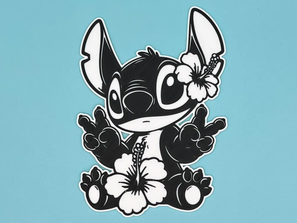 Peace Sign Stitch No AMS Needed 2D Wall Art by mortickles MakerWorld ...