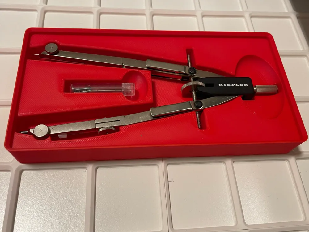Gridfinity Compass Holder by jonogunn - MakerWorld