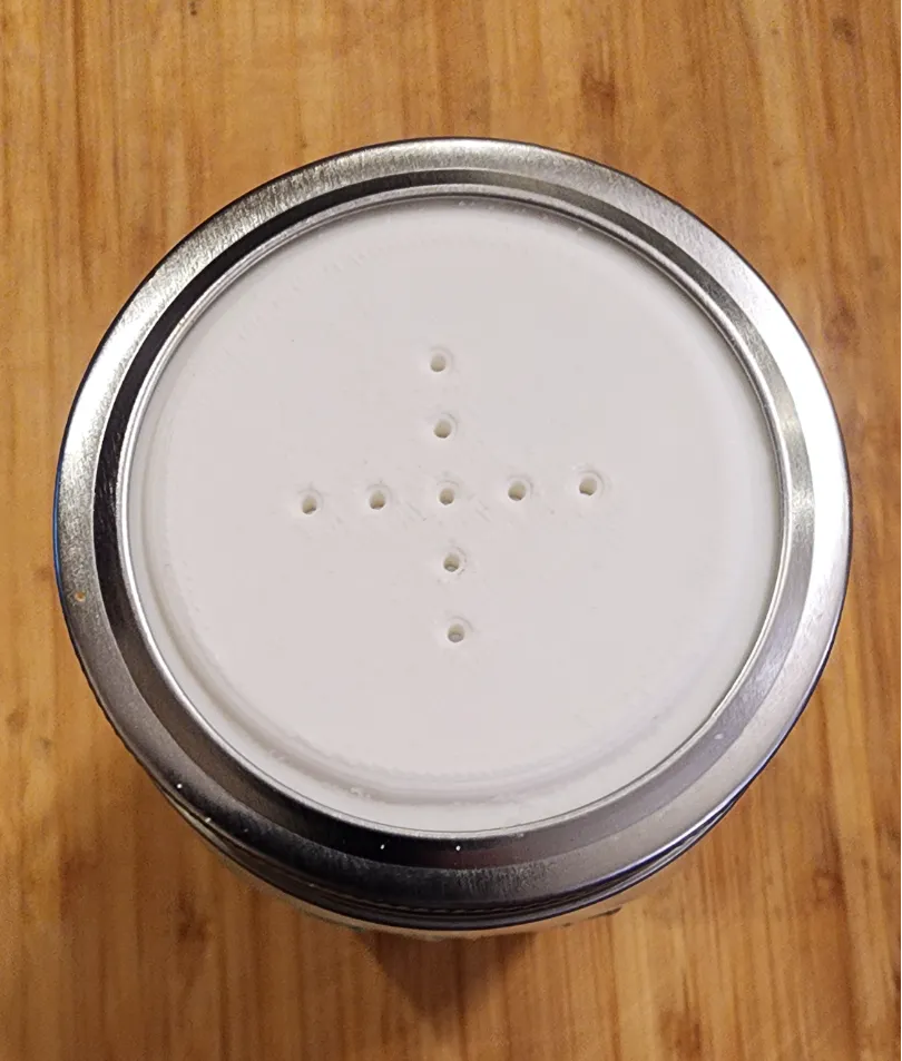 Mason Jar Salt Lid by SVDezigns - MakerWorld
