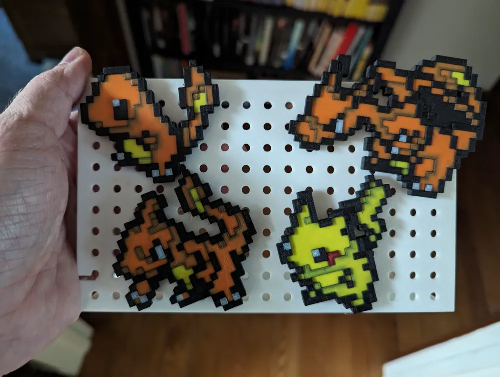 Pokémon Peg Board Nintendo Switch Dock Cover by CMB3D_Designs - MakerWorld