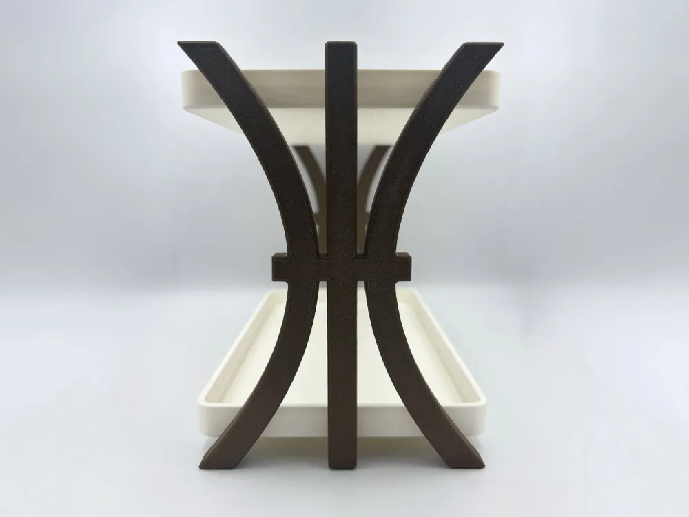 Desktop Shelf | ArcWood - Free 3D Print Model - MakerWorld