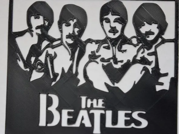 stencil The Beatles - Free 3D Print Model - MakerWorld