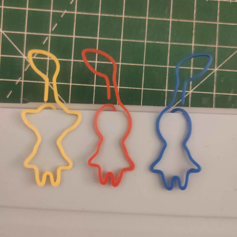 Splatoon & Pikmin Büroklammern – Kostenloses 3D-Druckmodell – MakerWorld