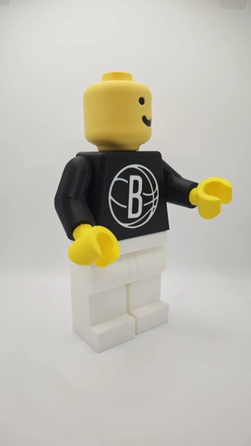 NBA Brick Man - Brooklyn Nets (500%) by P78 - MakerWorld