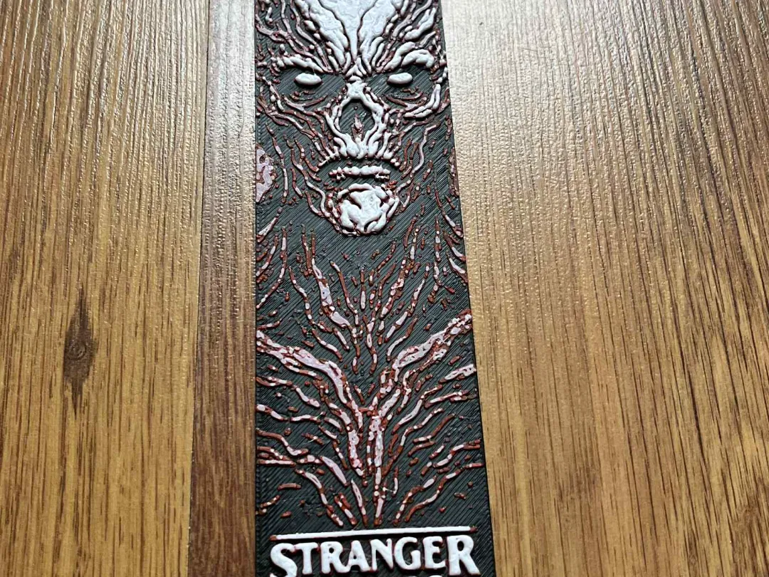 Stranger Things Bookmark VECNA - Free 3D Print Model - MakerWorld