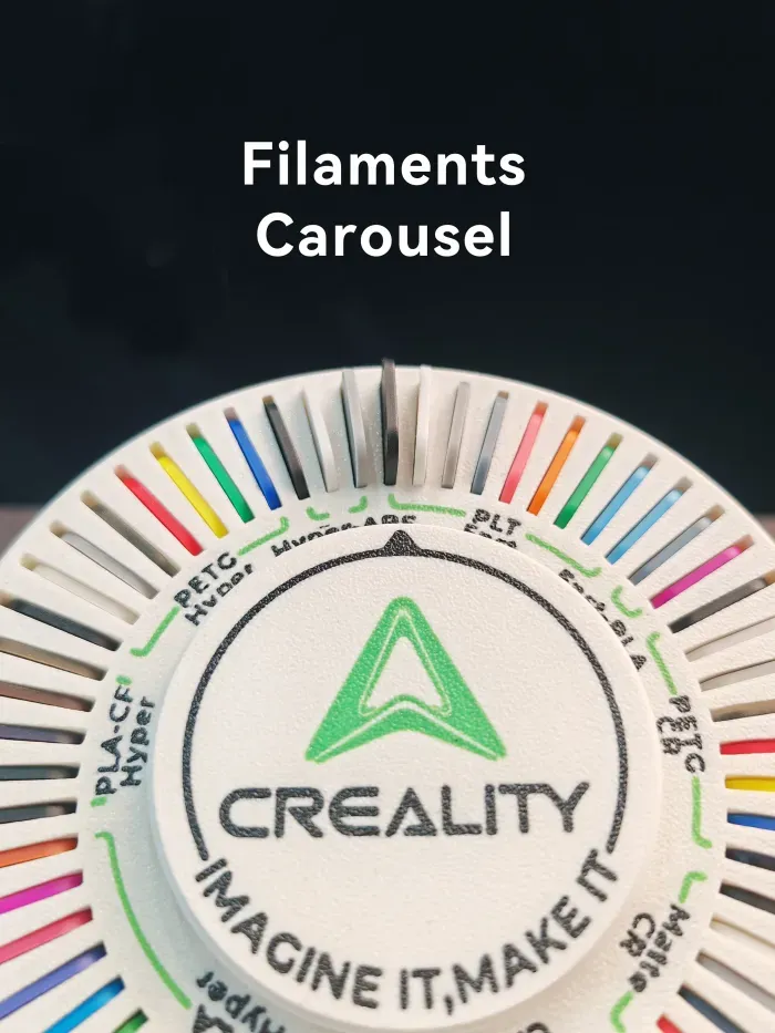 Creality Filament Swatch Carousel Remixed by MaxRes Studios MakerWorld ...
