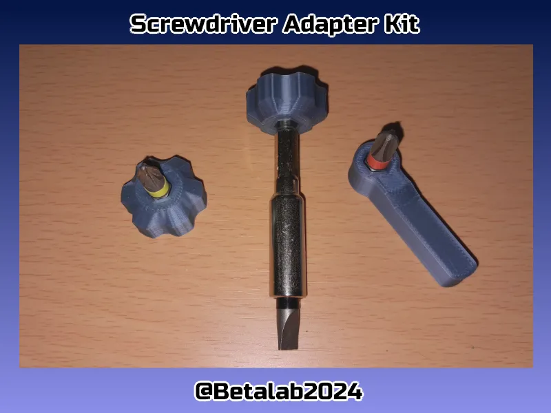 Screwdriver Adapter Kit by Betalab3DMakerWorld: Download Free 3D Models
